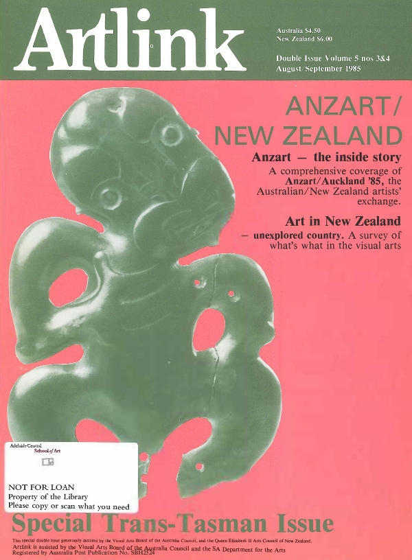 Art in New Zealand and Anzart - Artlink
